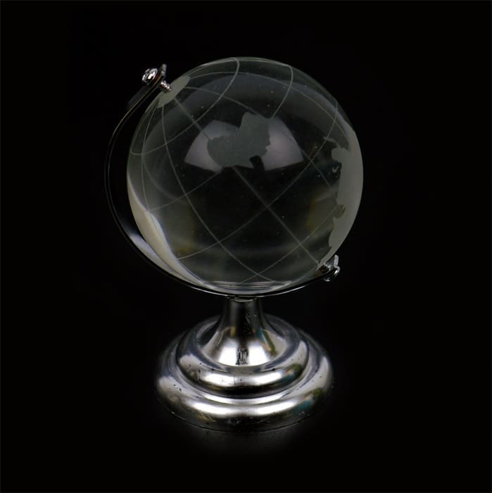 Glass Earth sphere – 8cm - House of Science