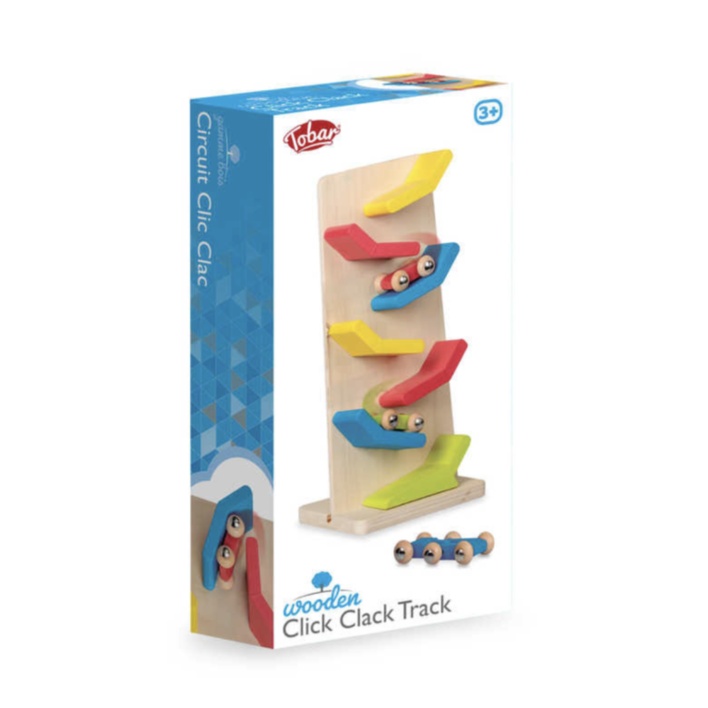 Wooden Cars Click Clack Track - House of Science