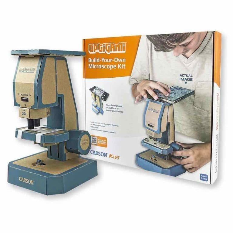 Optigami Build-Your-Own Cardboard Microscope Kit - House of Science