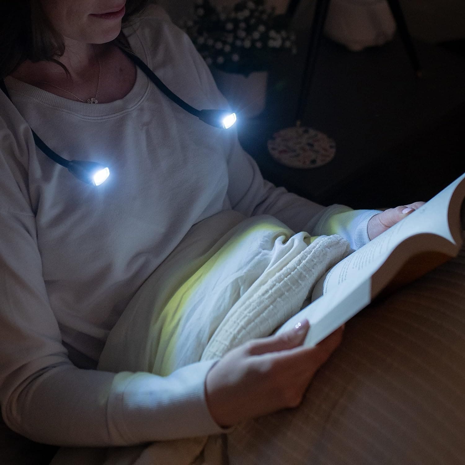 Dual Headed COB LED Adjustable Gooseneck Neck Light with Two Brightness ...